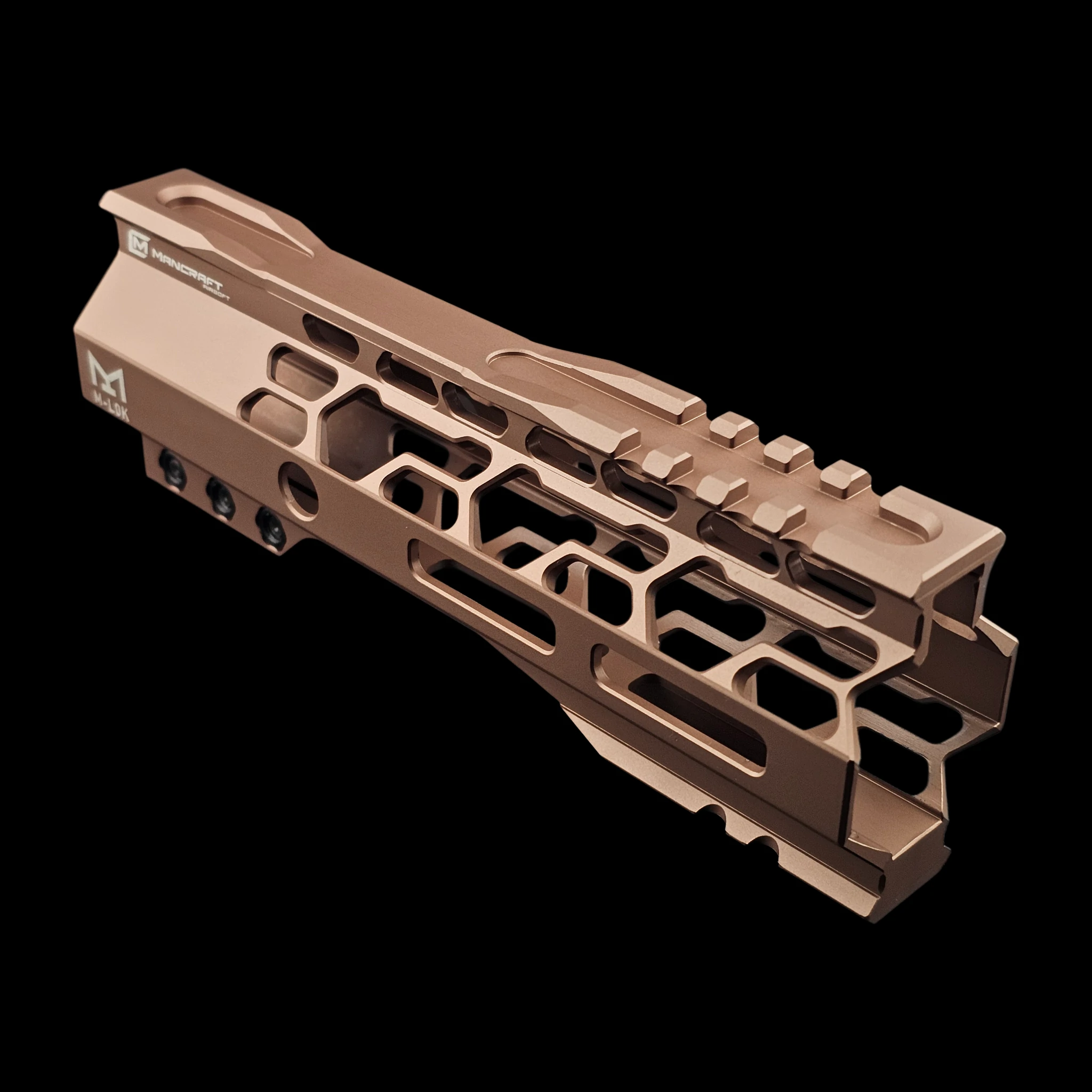 Mancraft CNC V7 Lightweight, Modern Free Float M-LOK + RIS Handguard